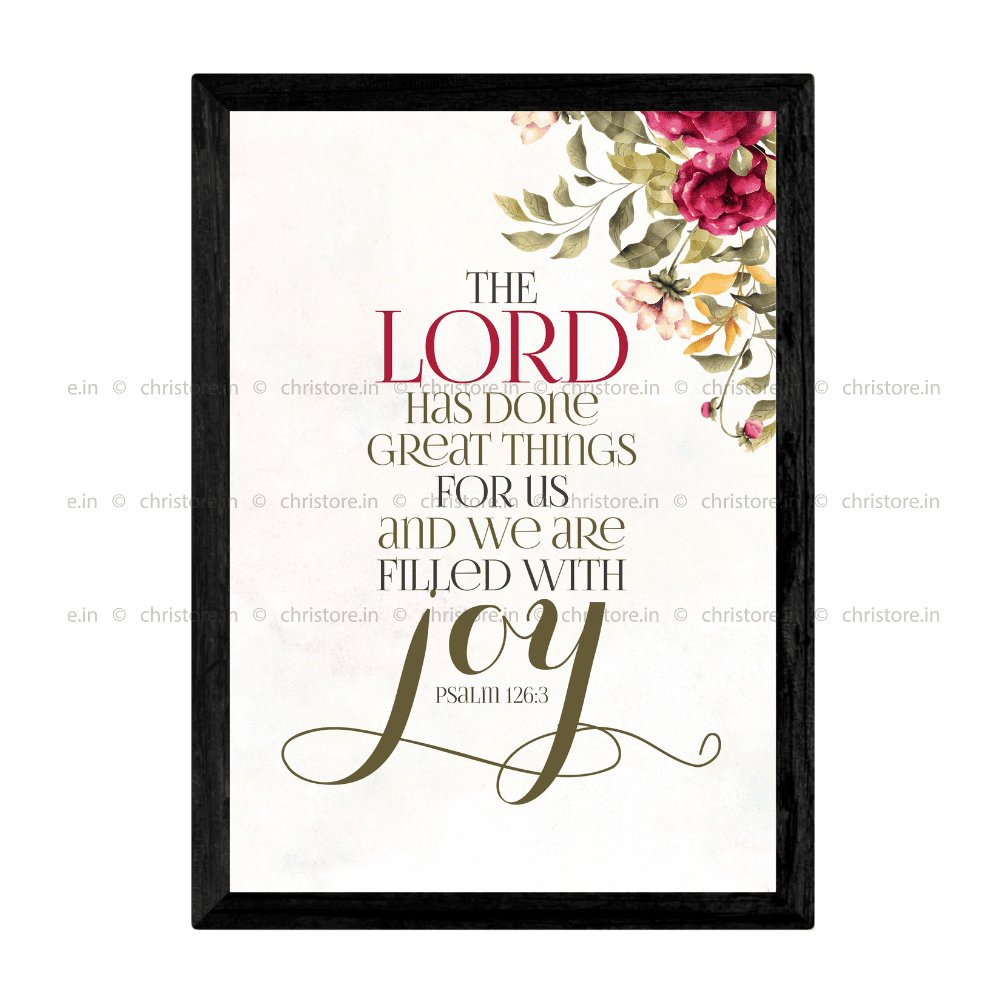 The Lord Has Done Great Things For Us Table Top decor - Psalm 126:3 ...