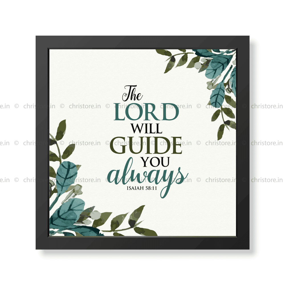 The Lord Will Guide You Always - Isaiah 58:11 Wall Décor – Christore