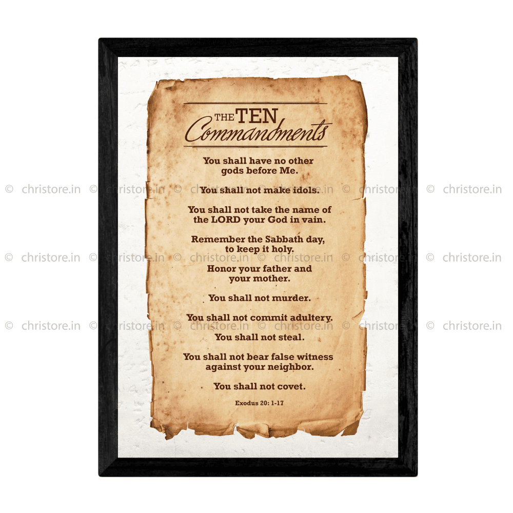 Ten Commandments - Exodus 20:1-17 – Christore