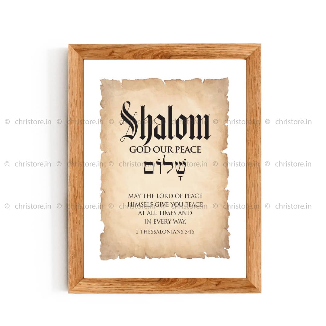 Shalom Wall Art: Embrace God's Peace and Wholeness – Christore