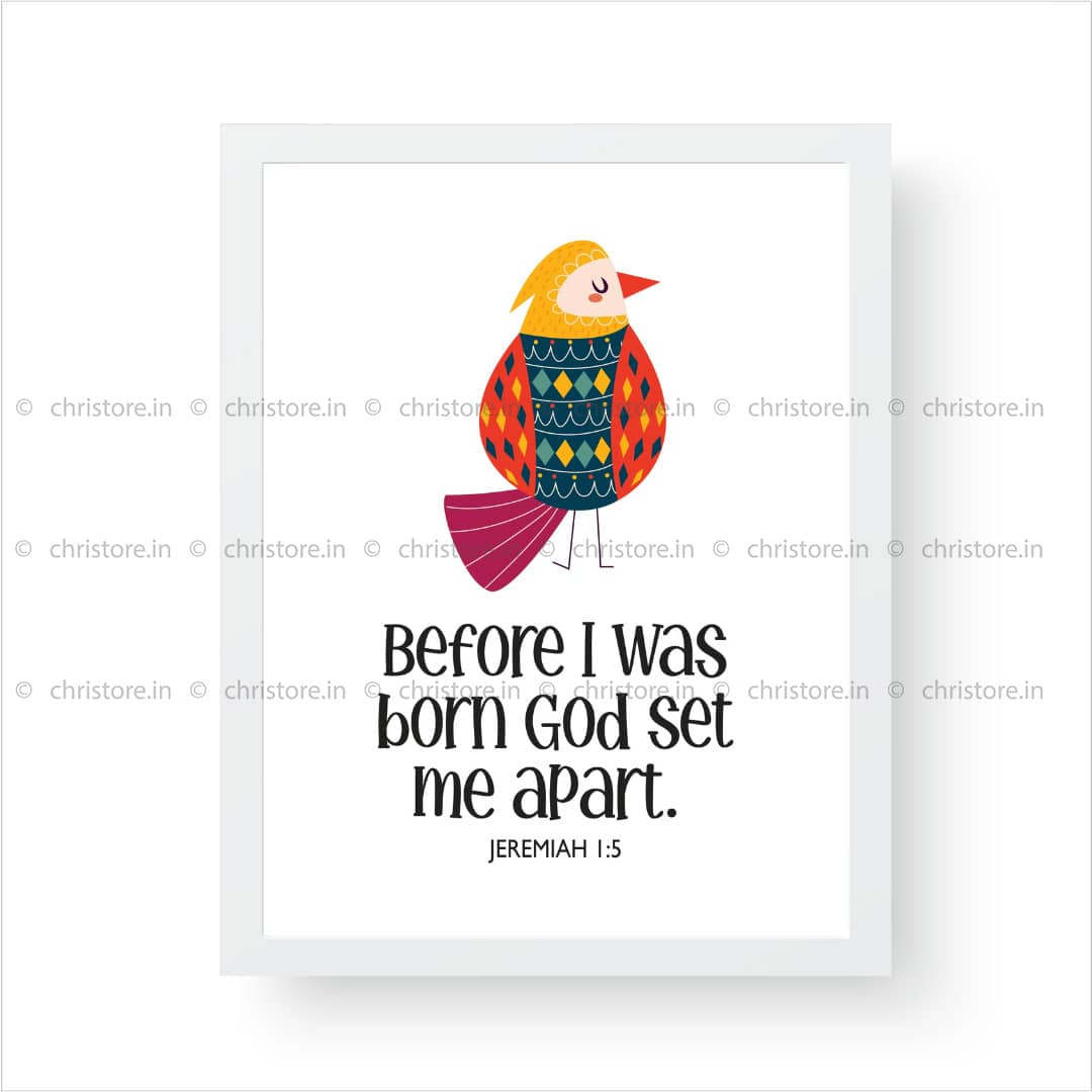 Before I Was Born' Jeremiah 1:5 Kids Wall Décor | Embrace Individuality ...