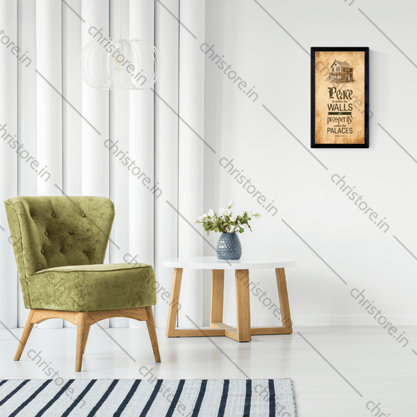 Divine Peace and Prosperity - Psalm 122:7 Wall Decor | Elegant Home Art ...