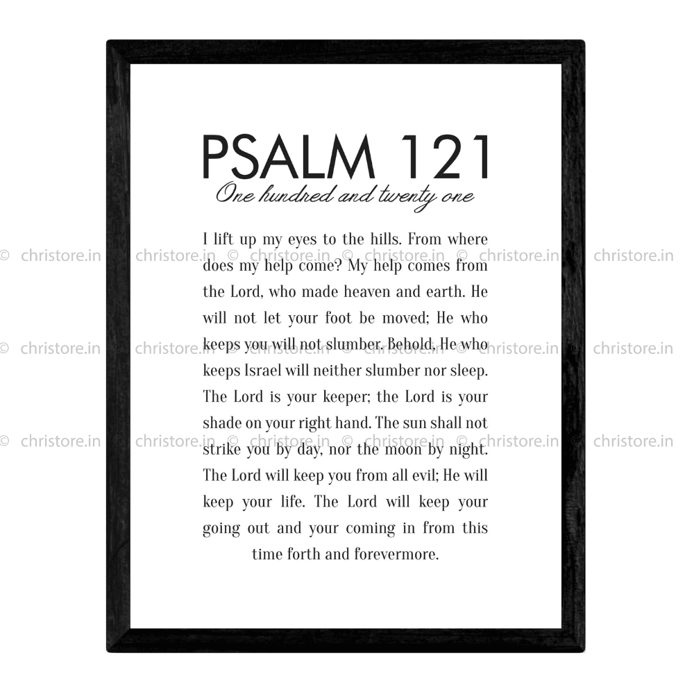 Psalm 121 Wall Décor: Trust in Divine Protection – Christore