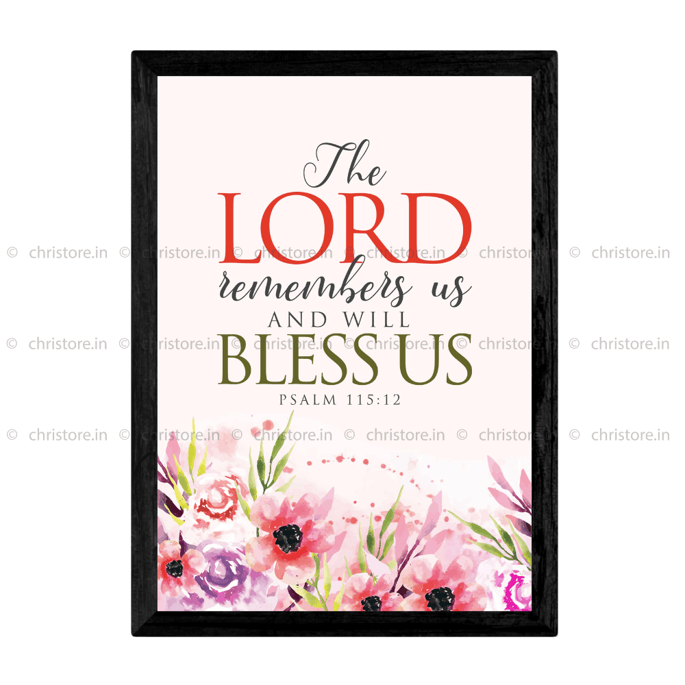 Psalm 115:12 Wall Art - God's Promise of Blessings, A Timeless Reminder ...