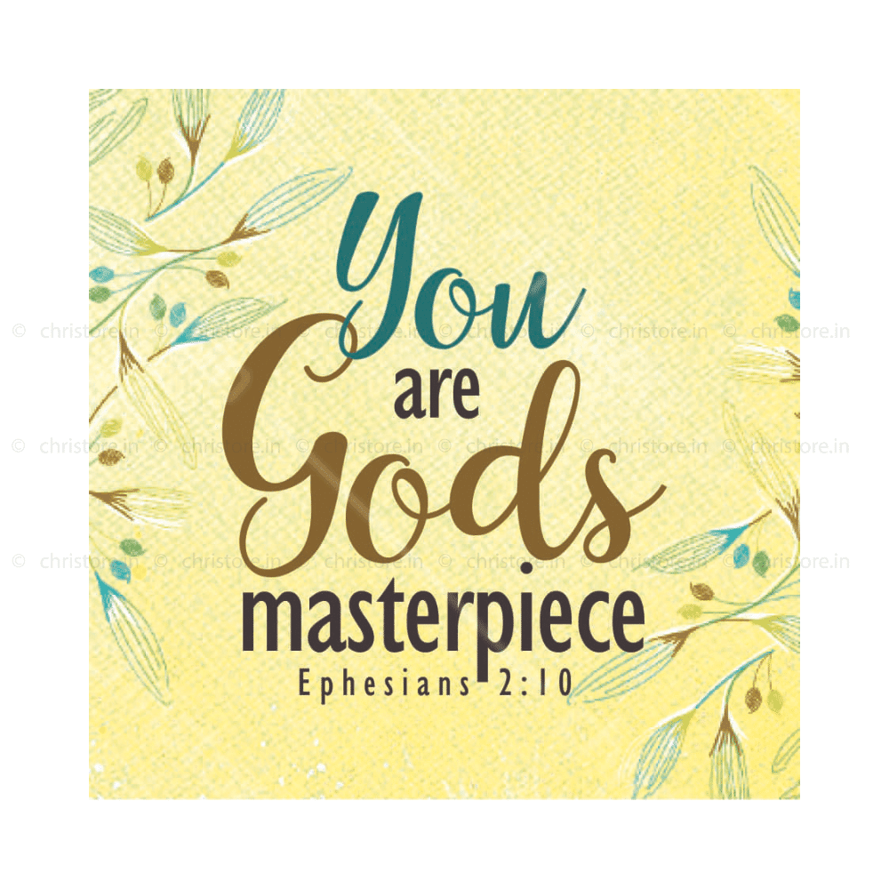 Heavenly Identity: Ephesians 2:10 Acrylic Fridge Magnet - Multi Color ...