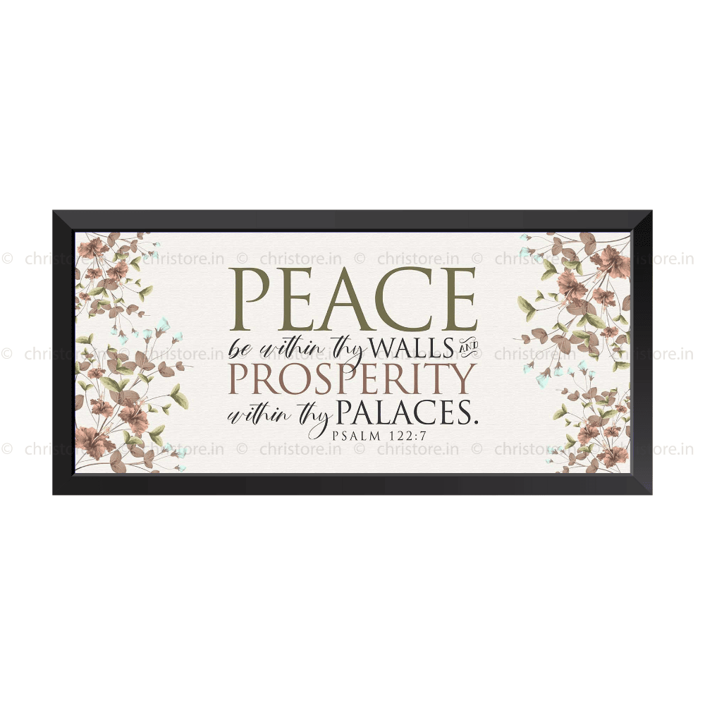 Peace be within your walls, Prosperity within your palaces - Psalm 122 ...