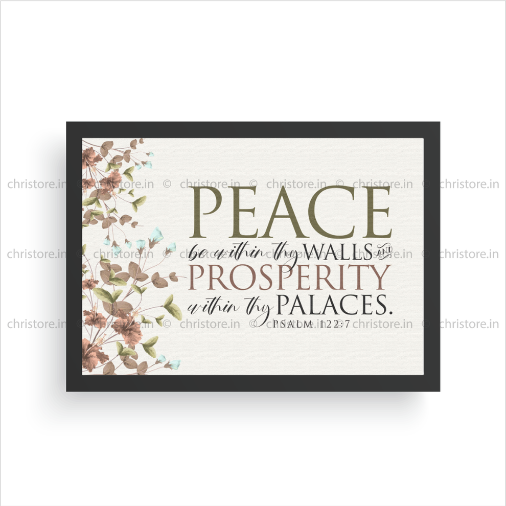 Peace be within your walls, Prosperity within your palaces - Psalm 122 ...