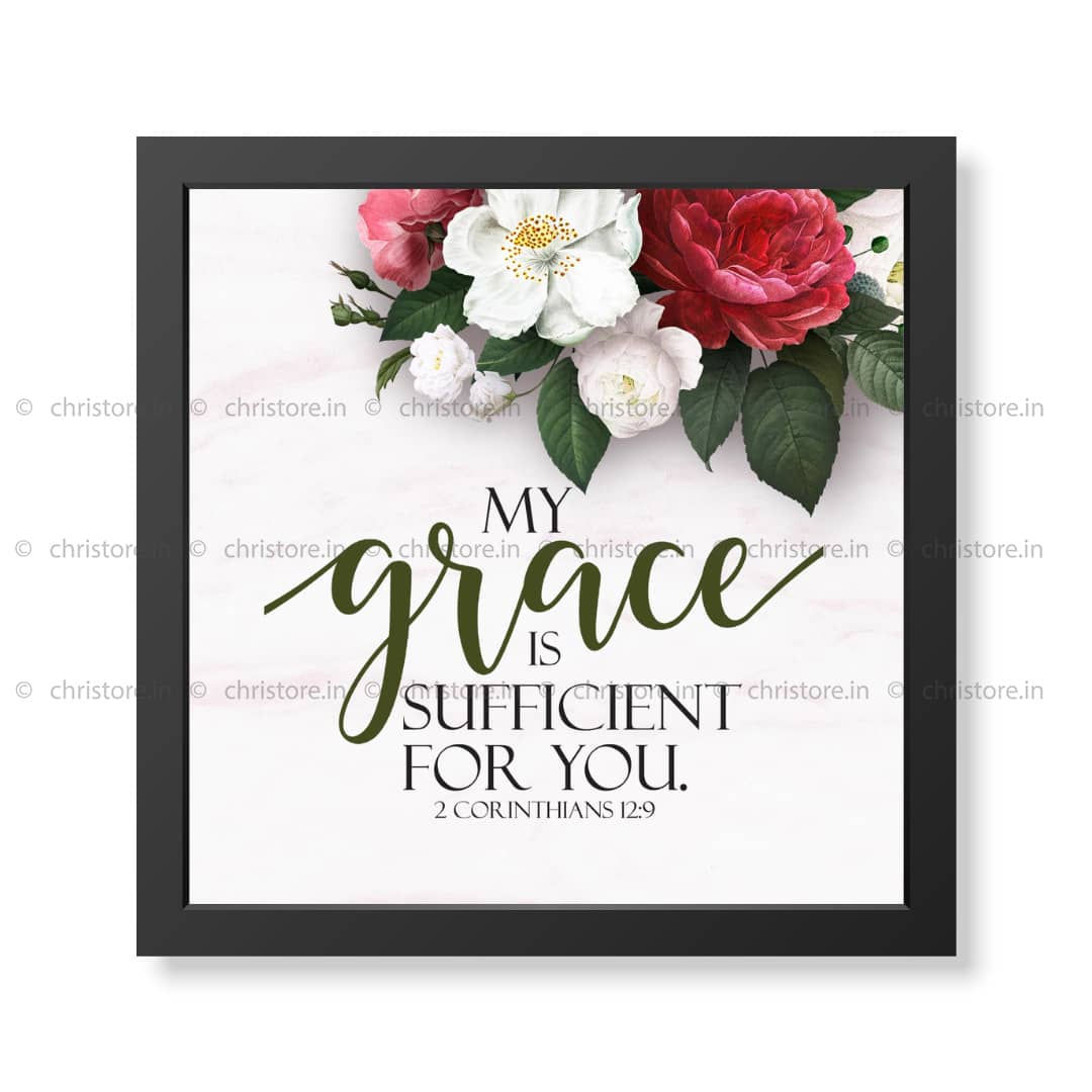 My Grace Is Sufficient For You - 2 Corinthians 12:9 Wall Décor – Christore